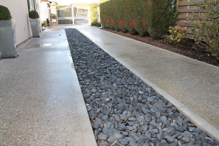 Béton brossé – Les maçons du paysage